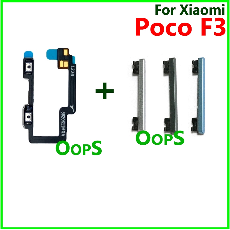 Power Volume On Off Button Flex For Xiaomi Poco F3 Out Side Up Down ...