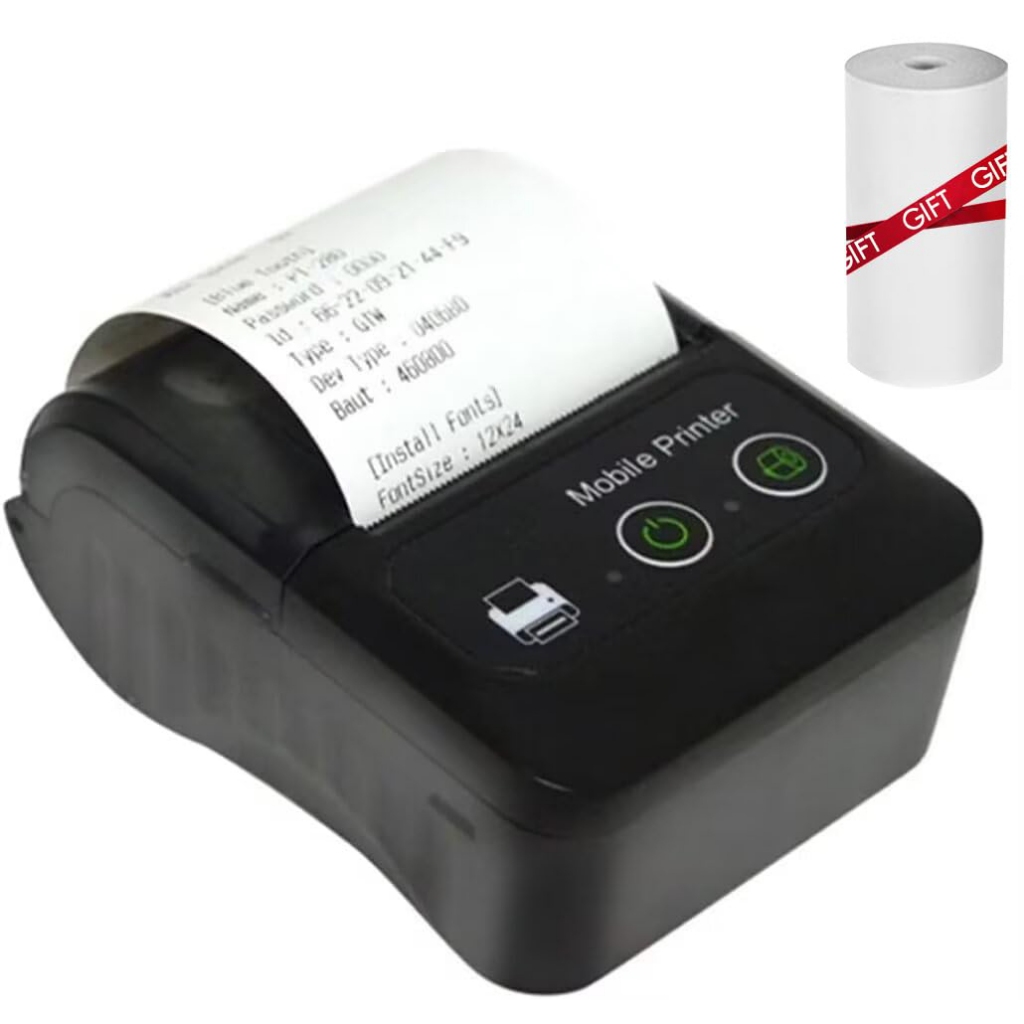 PT-280 Bluetooth Thermal Receipt Printer 58mm Wireless Portable Mini ...