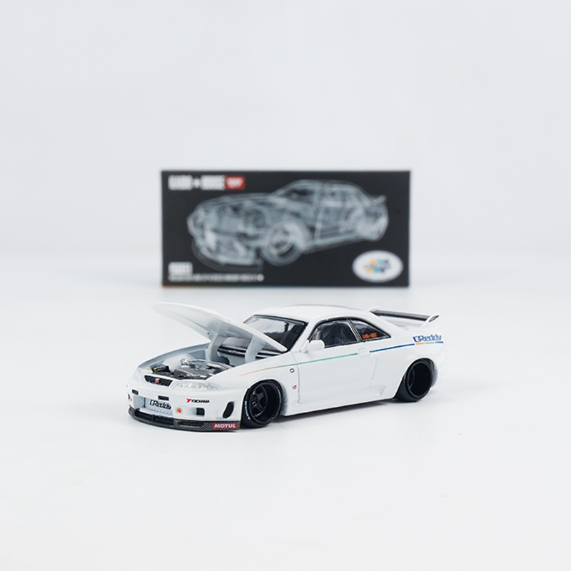 Kaido House + MINIGT Model Car Nissan Skyline GT-R (R33) Greddy GR33 V1 ...