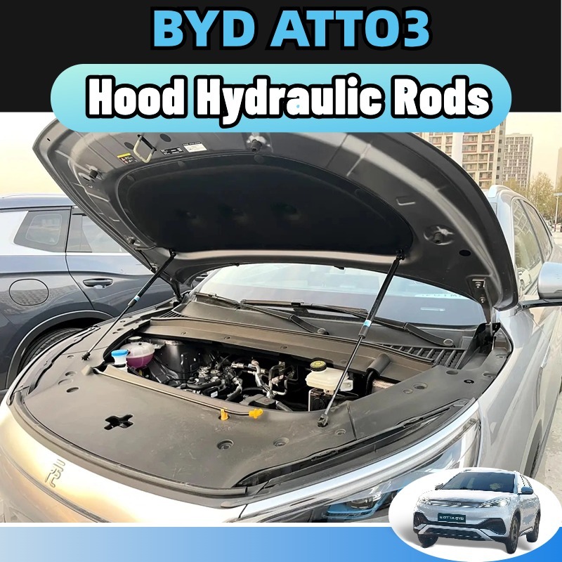 BYD atto3 Engine Compartment Hydraulic Rod Silence Upgrade accessories ...