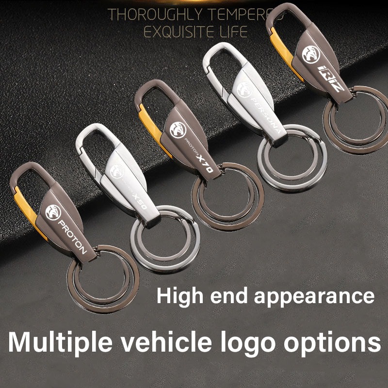 Proton stainless steel keychain, key pendant carving exclusive car logo ...