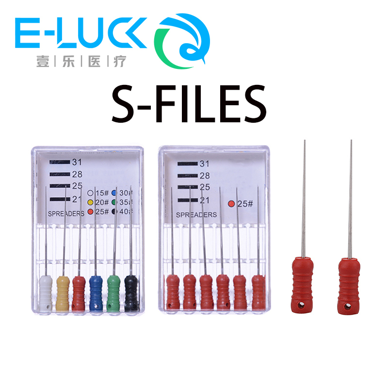 6pcs/pack 21/25mm Dental S File Rotary endo root canal S type file ...