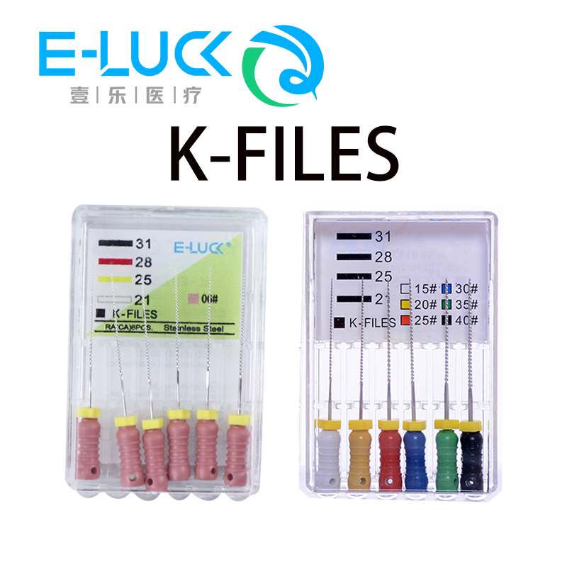 6pcs/pack 21/25mm Dental Endodontic K Files Root Canal Endodontics File ...