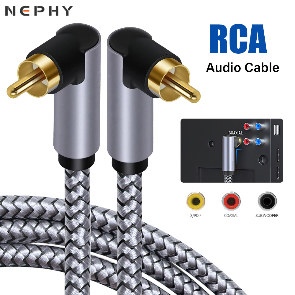 High quality RCA To RCA Coaxial Cable Subwoofer Spdif S/PDIF HiFi ...