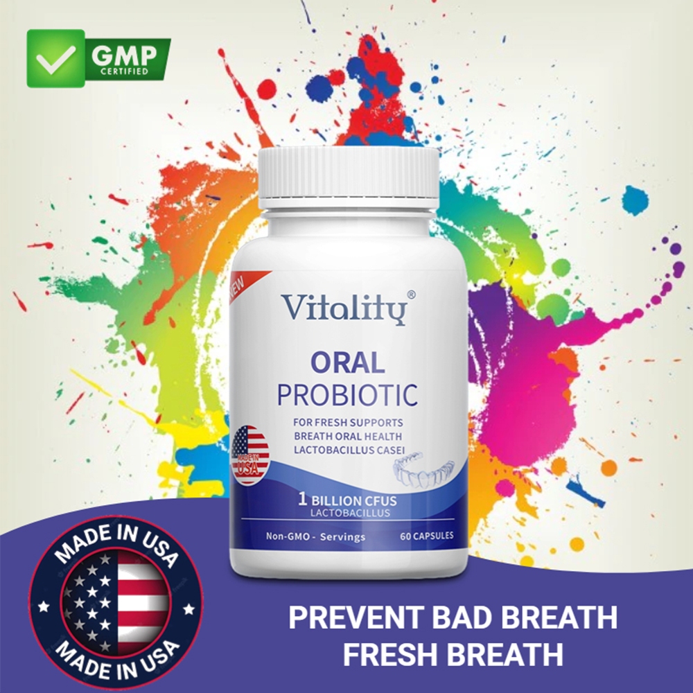 Oral Probiotics, Fresh Breath and Bad Breath Supplement, Prevention of ...