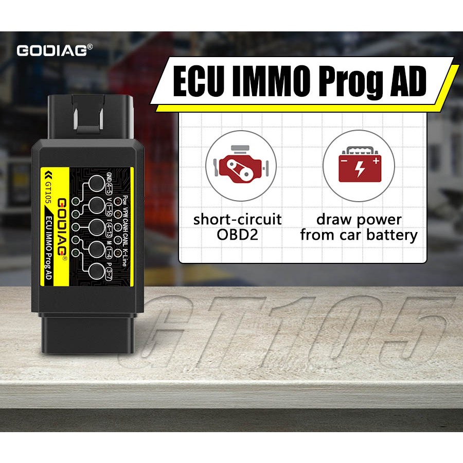 GODIAG GT105 ECU IMMO Prog OBD II Breakout Box ECU Connector | Shopee ...