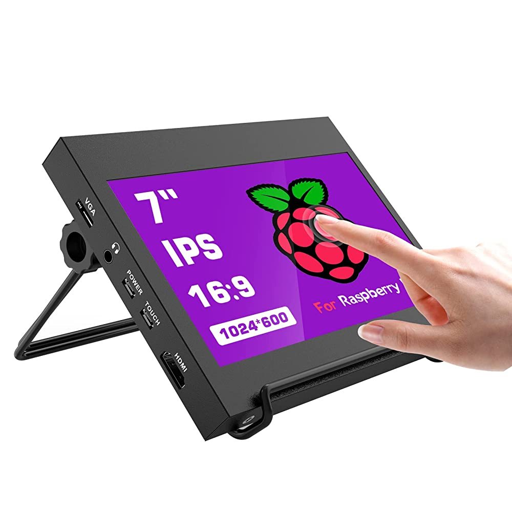 APROTII Raspberry Pi 4 Screen 7" Raspberry Pi Monitor with Case ...