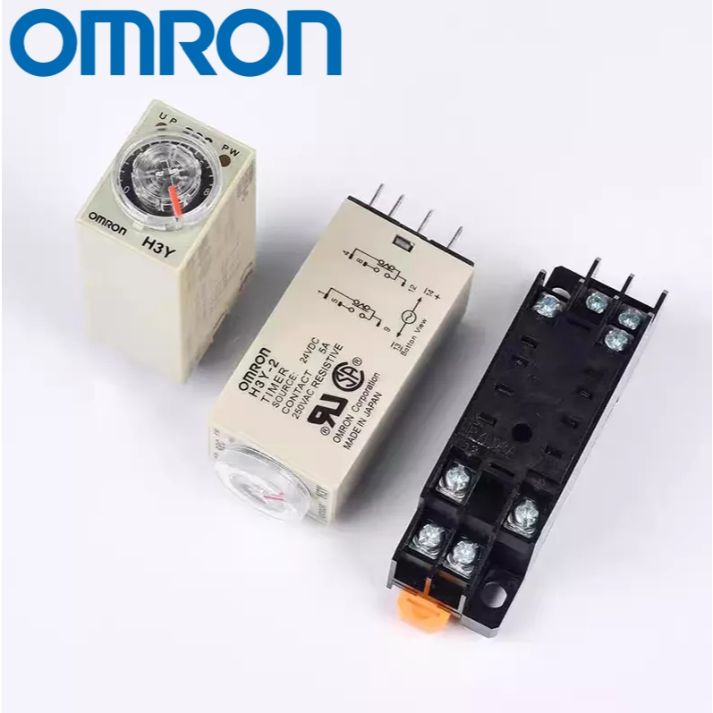 Omron Time Relay H3Y-2 H3Y-4 AC110V AC220V DC12V DC24V | Shopee Malaysia