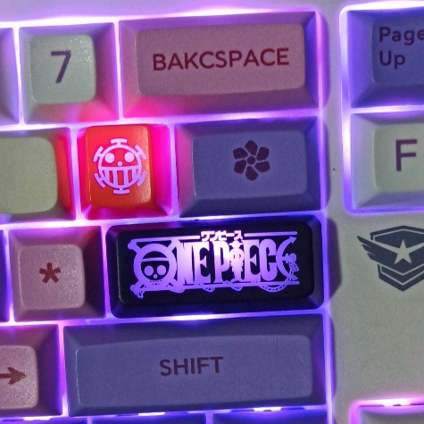 ONE PIECE ENTER Translucent Keycap for Mechanical Keyboard Keycap GOR ...