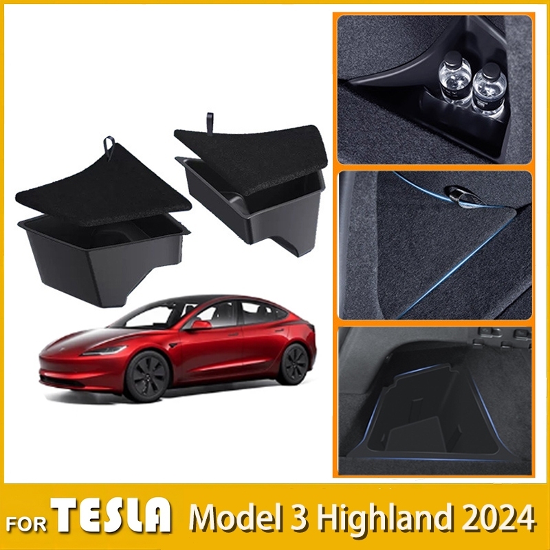 Trunk Side Storage Box For Tesla Model 3 Highland Trunk Storage Box ...