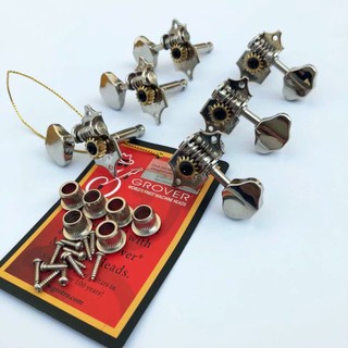 Grover Tuners 3R 3L STA-TITE V97 Nickel ,14:1 Gear Ratio,3 Treble 3 ...