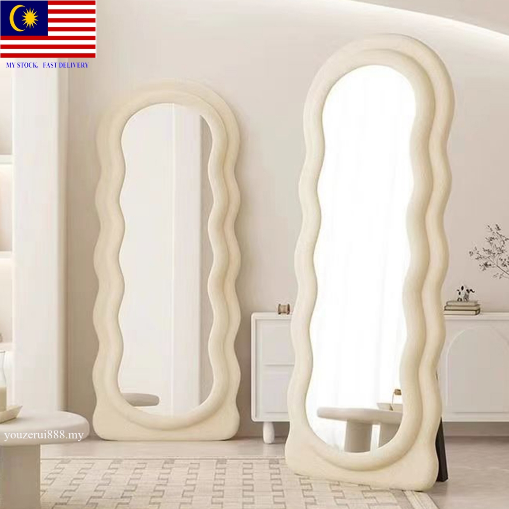 Full Length Mirror Stand Wall Hanging Mirror Dressing Floor Mirror Full ...