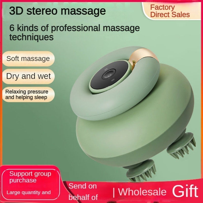 Smart Electric Head Massager Scalp Massage Waterproof Head Massage ...