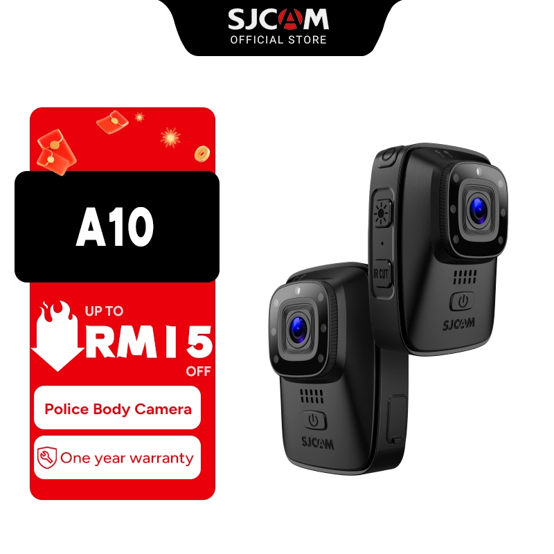 Sjcam A10 Action Camera, Police Body Camera, Full HD 1080p With Night ...
