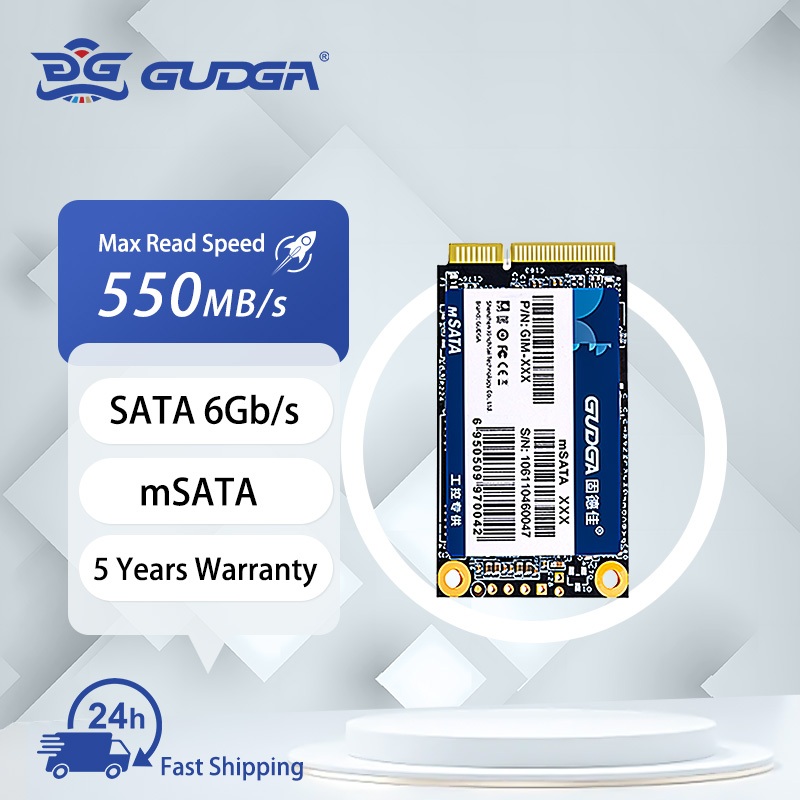 GUDGA Industry msata ssd SATA 3 TLC 32GB 64GB 128gb hd ssd Internal ...