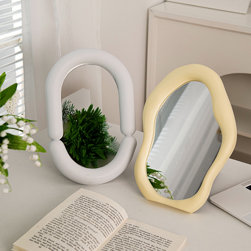 INS Simple Mirrors Bedroom Bathroom Irregular Mirrors Cermin Panjang ...