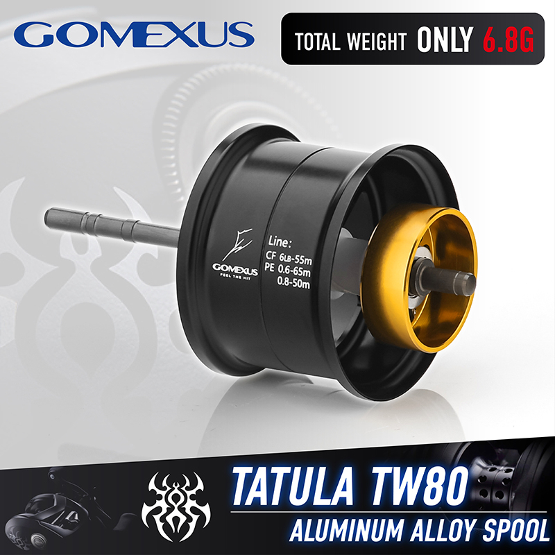 Gomexus Shallow Spool For Daiwa Tatula TW 80 Baitcasting Fishing Reel ...