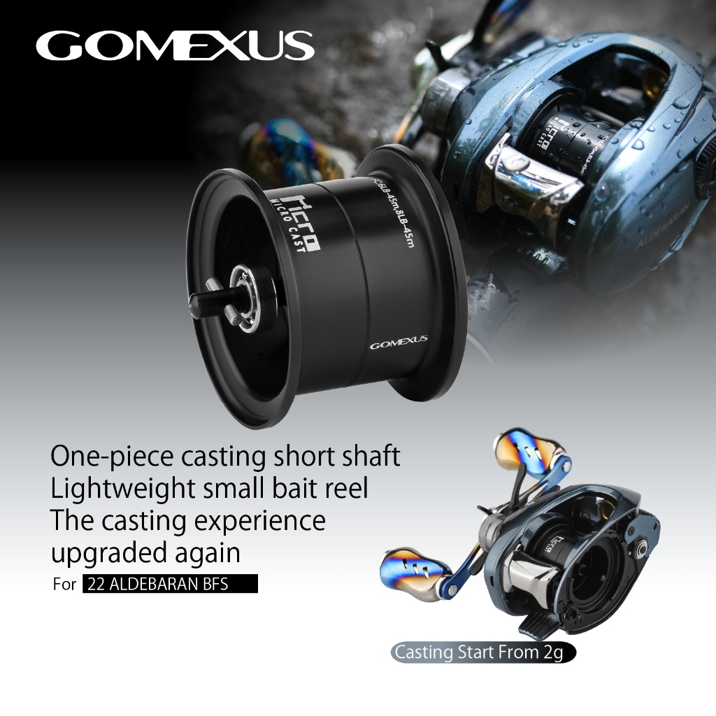 Gomexus Shallow Spool For 22 ALDEBARAN BFS Baitcasting Fishing Reel ...