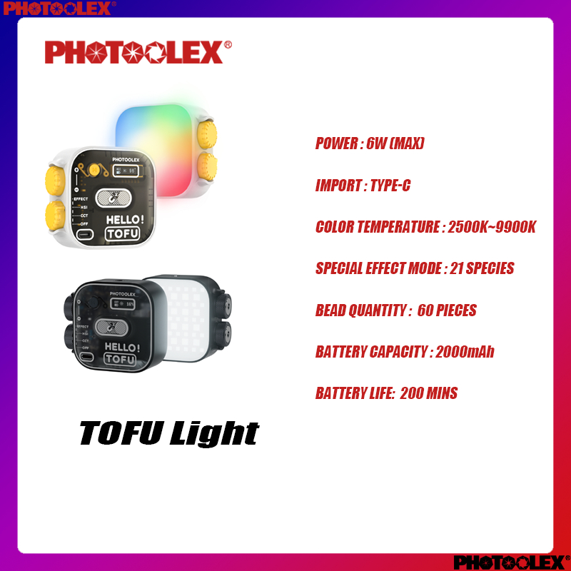 Photoolex 100% Official Genuine TOFO Light HSI36000 Full Color Fill ...