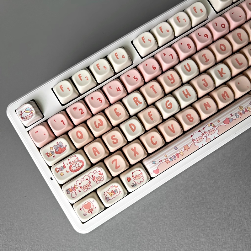 【Keycap Only】Little Sheep Keycap MOA Profile 136 Keys PBT Sublimation ...