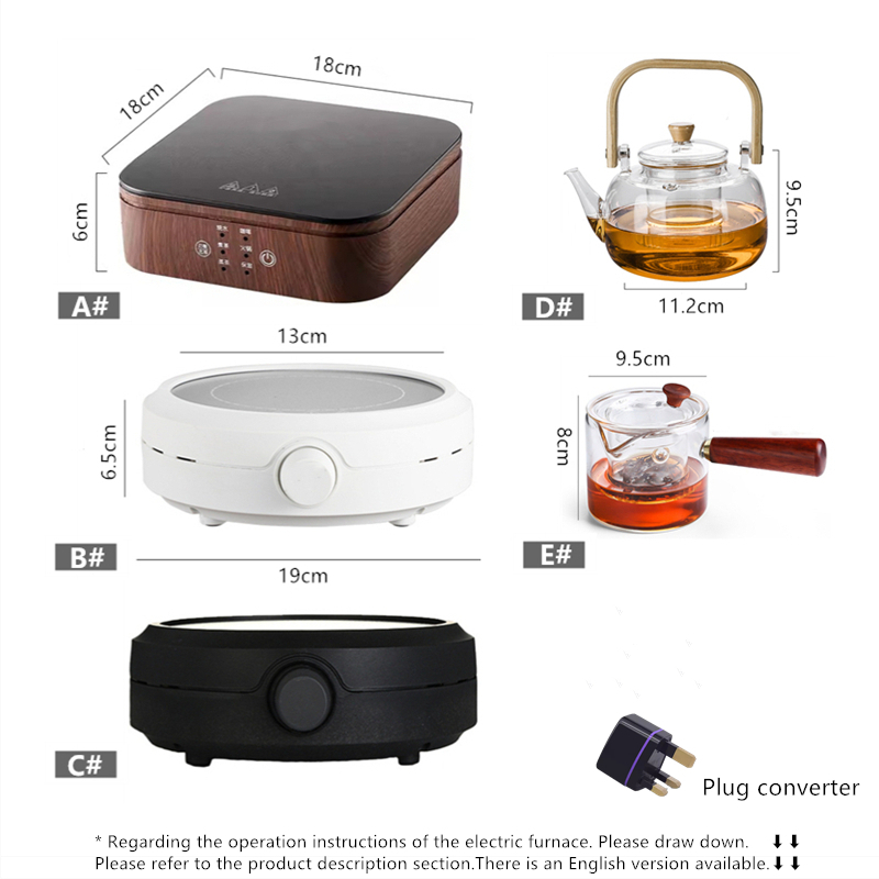 1300W/800W Ceramic Electric Stove Infrared Cooktop Multifunctional ...
