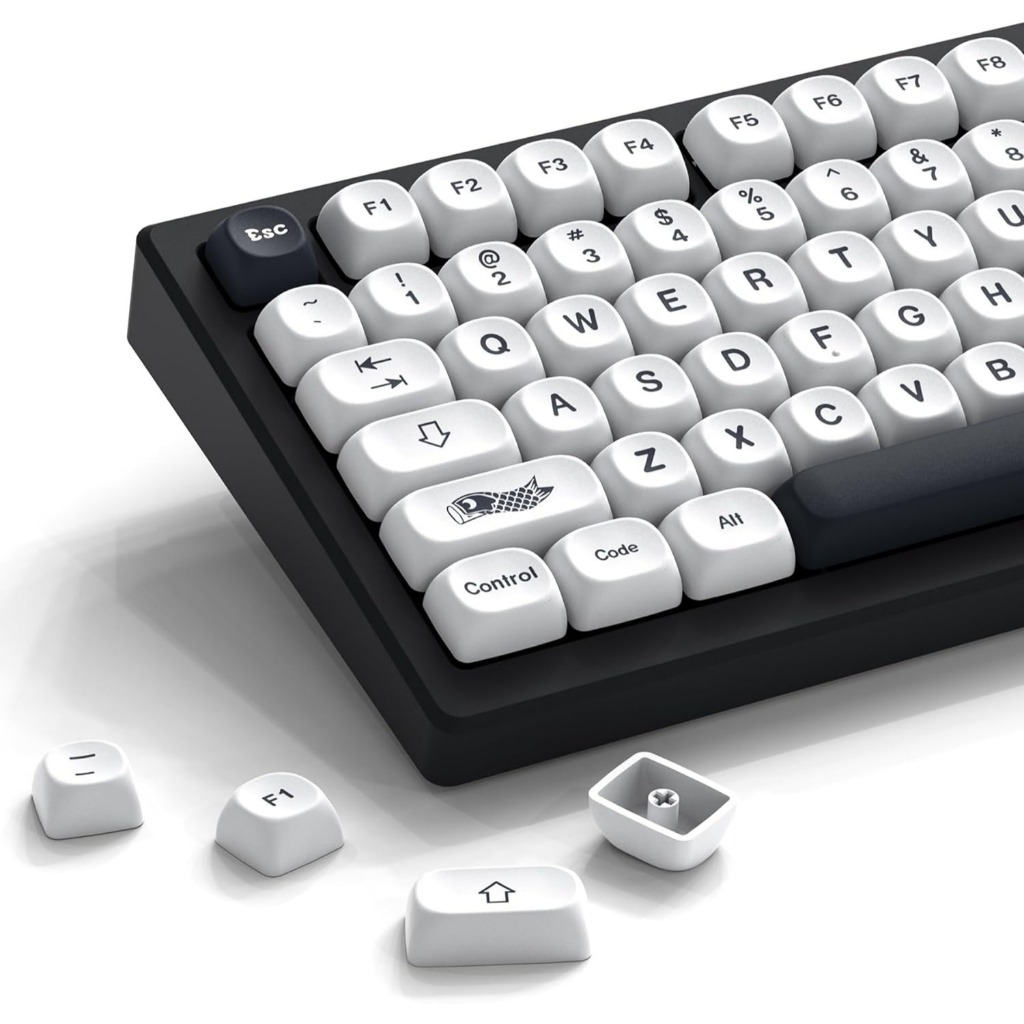WOMIER 142 Keys MOA Profile Dye-Sub PBT Keycap Set Customized Gaming ...