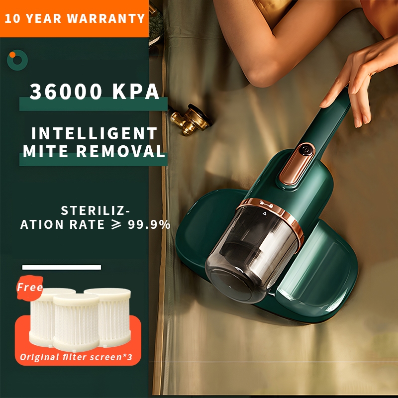 36000Pa Cordless Dust Mite Vacuum Cleaner Anti Dust-Mite UV ...