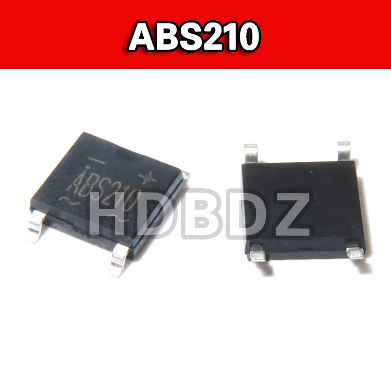 20-100pcs ABS210 2A 1,000V SMD SOP-4 Bridge Rectifier Bridge Stacking ...