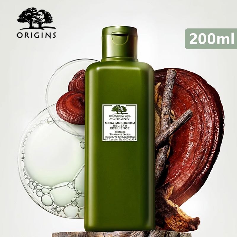 Origins Mega-Mushroom Relief & Resilience Soothing Treatment Lotion 200ml | Shopee Malaysia