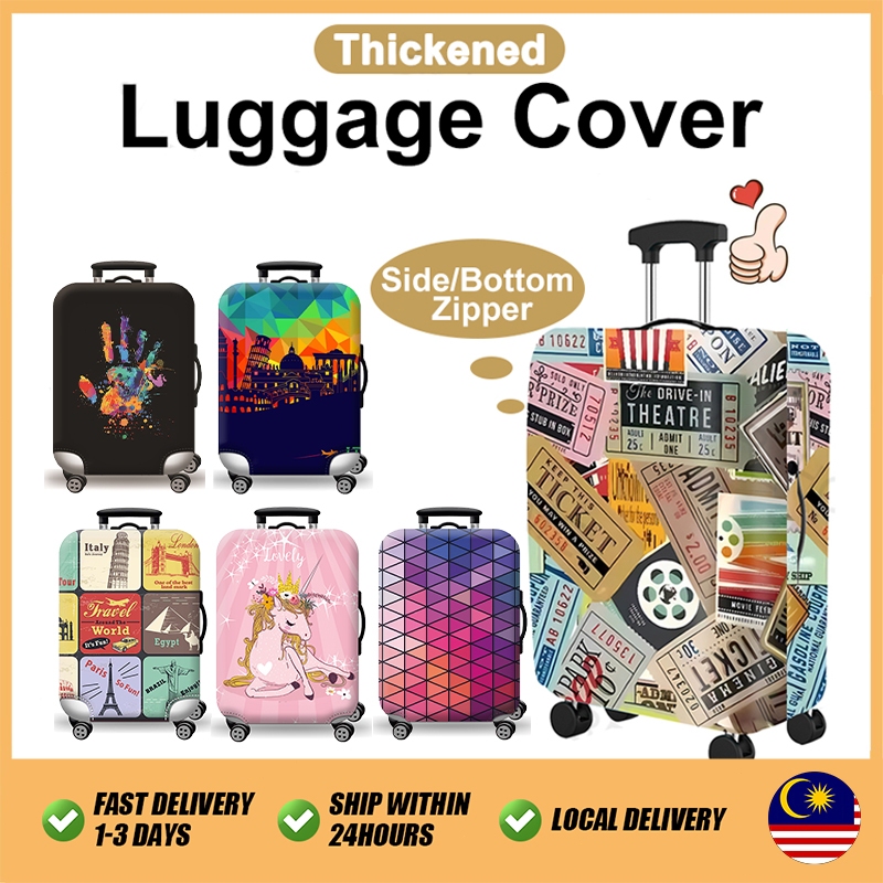 Trave Luggage Cover /Elastic Luggage Protector Suitcase Luggage ...