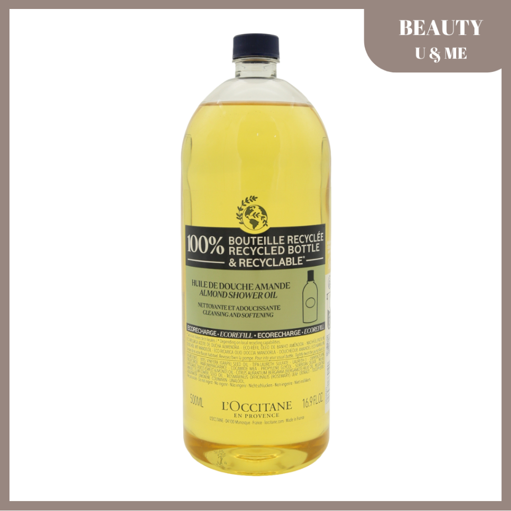 L'OCCITANE Almond Shower Oil Eco - Refill 500ml | Shopee Malaysia