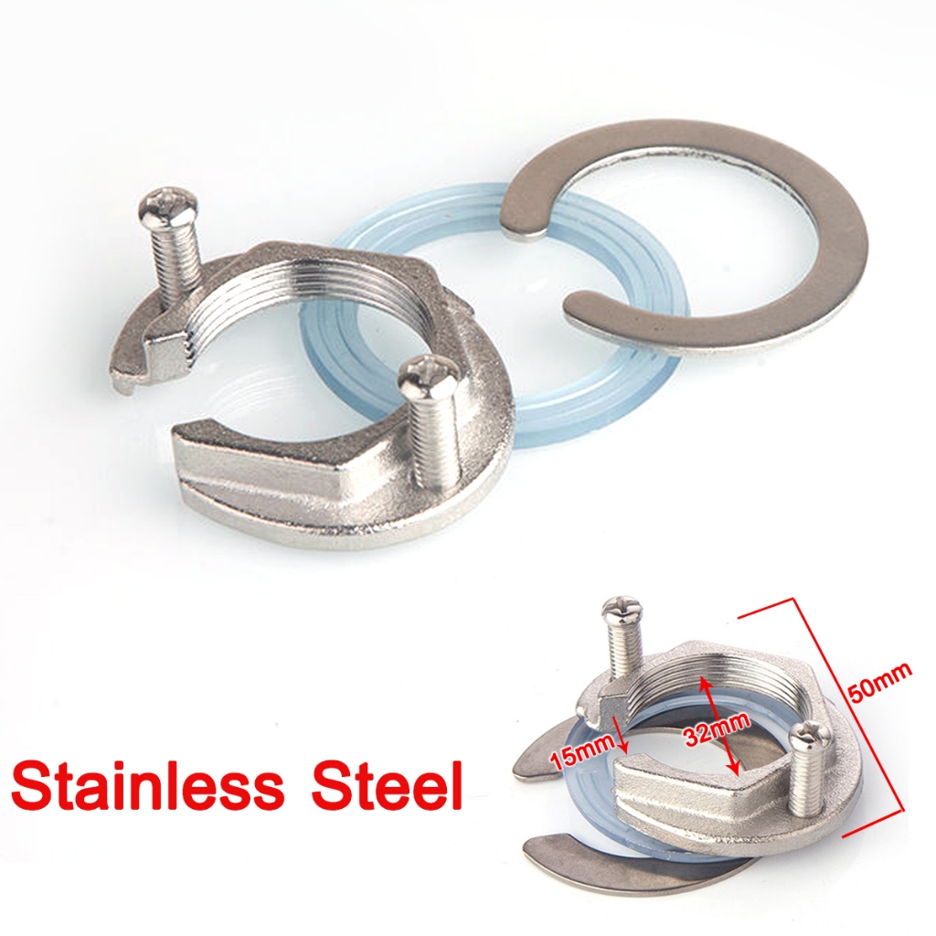 【Byshow】Convenient Tap Faucet Locknut Fixing Fitting Kit with Anti ...