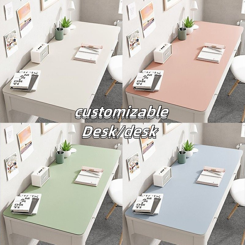 Large PU Keyboard Mat 120/100/90cm Anti-slip Suede Backing Smooth Mouse ...