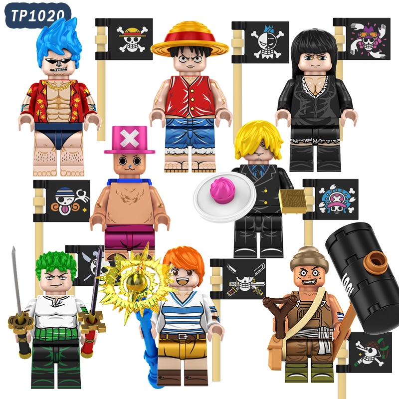TP1020 Japanese Anime Cartoon Franky luffy Robin Teach Nami Zorro ...