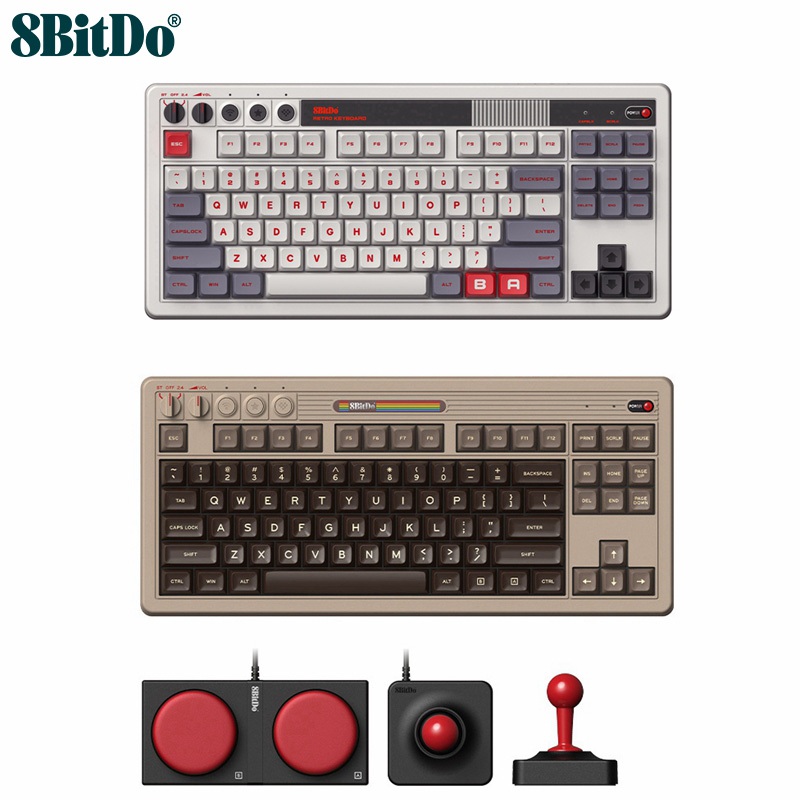 8BitDo Retro Mechanical Keyboard C64 Edition/M Edition/N Edition/Fami ...