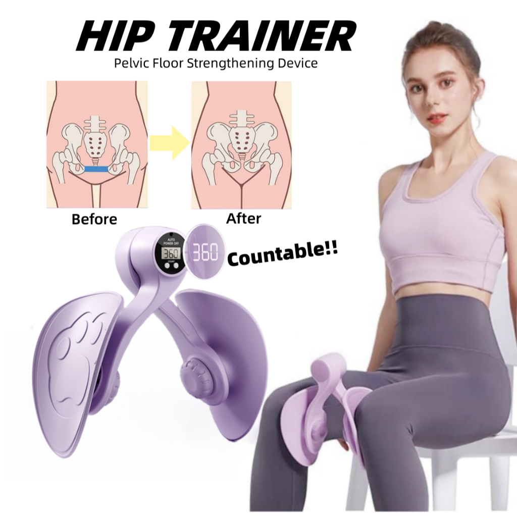 Hip Trainer Pelvic Floor Muscle Trainer, Kegel Trainer for Postpartum Rehabilitation, Arm/Leg ...