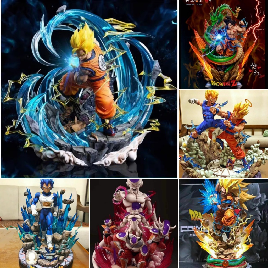 Blind Box lucky Bag Dragon Ball Figure Ranchi Sayajins Gotenks Goku ...