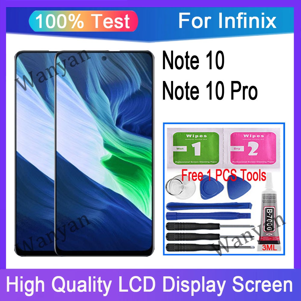 Original Infinix Note 10 Note 10 Pro LCD Display Touch Screen ...