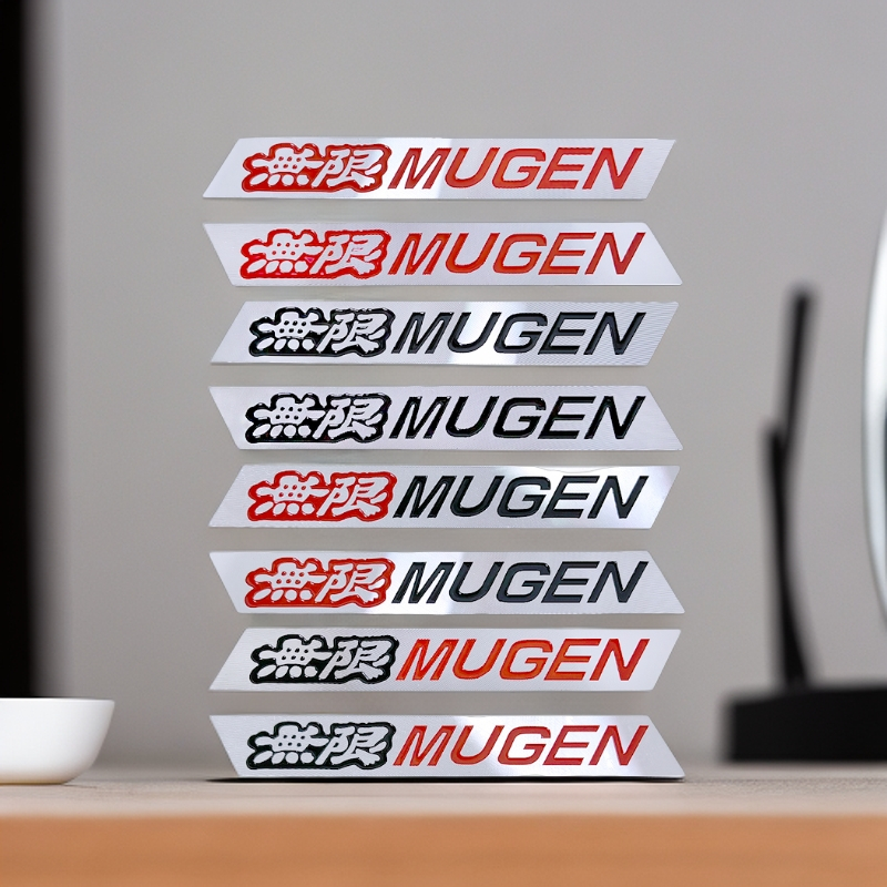 *READY STOCK*1 Pair Metal MUGEN Logo Car Auto Side Fender Spoiler ...