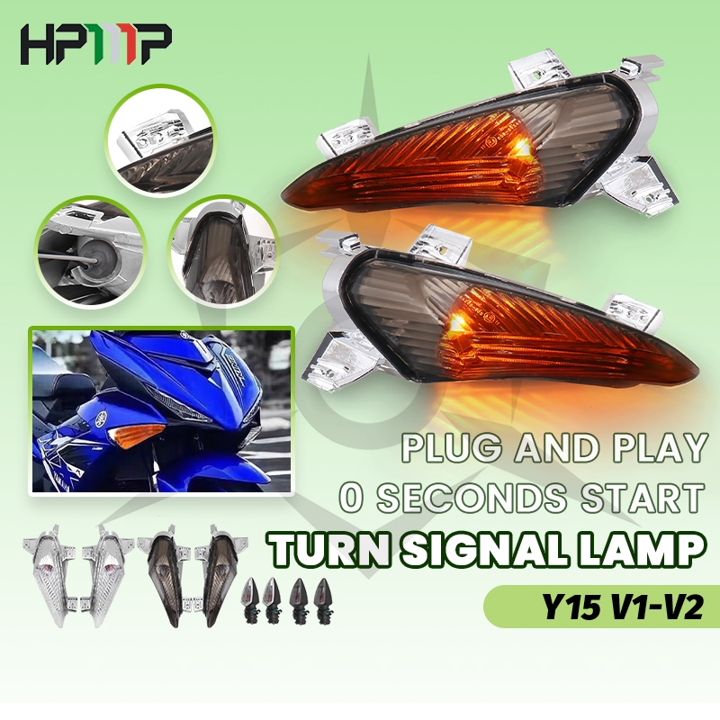 Y15 V1 V2 Front & Rear Signal Set Signal Lamp Depan Belakang Set YAMAHA Y15 Y15ZR V1 V2 | Shopee ...