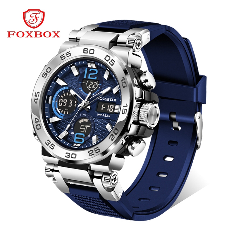 FOXBOX Jam Tangan Lelaki LIGE Digital Sport Watch For Men Swimming ...