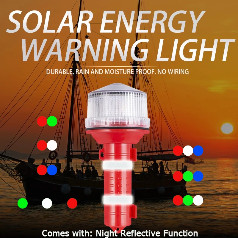 Reflective Marine Flashlight Solar Flashlight Fish Lure LED Marking ...
