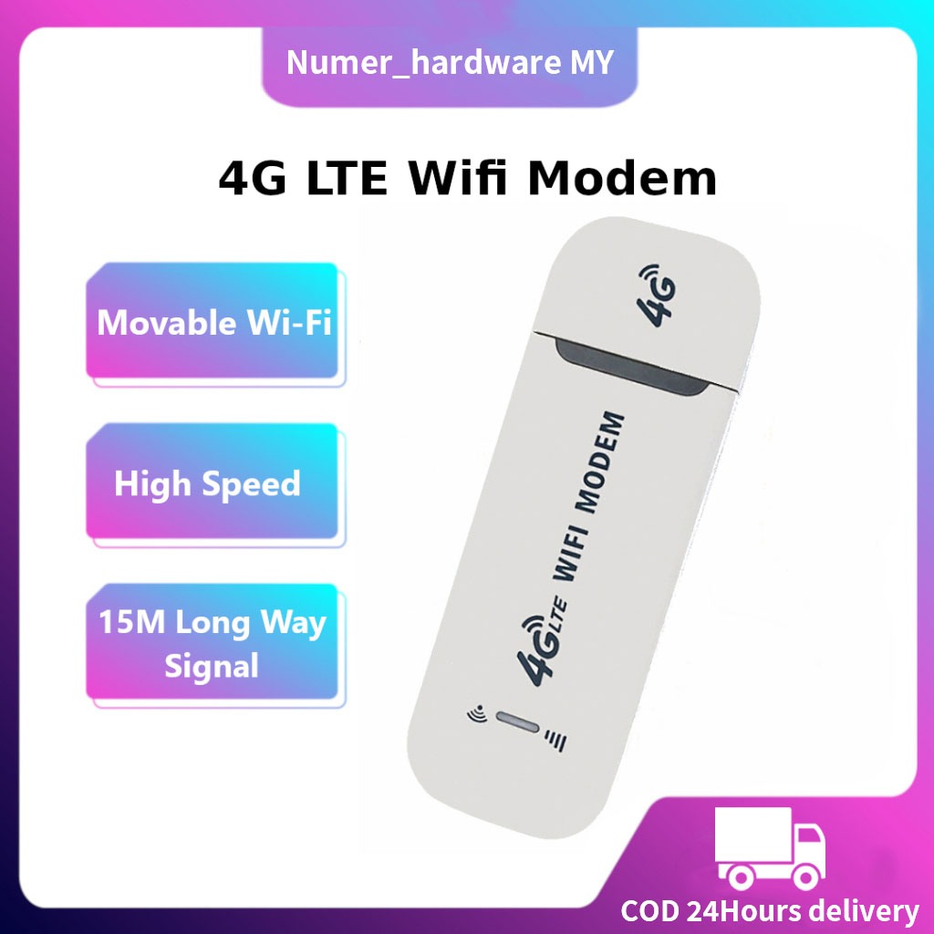 4G LTE USB Modem Dongle 150Mbps for Laptop PC Network Sim Card WiFi Hotspot Modified Unlimited ...
