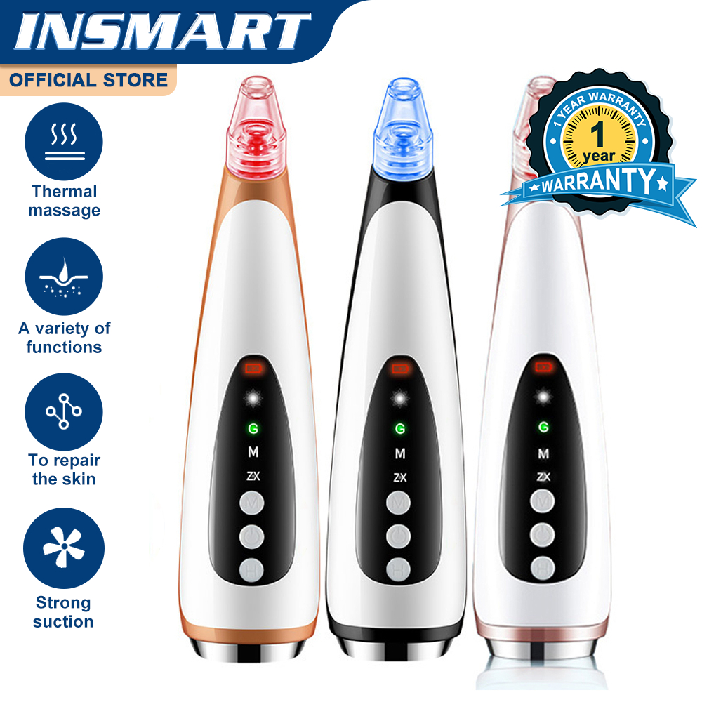 INSMART Electric Blackhead Remover Vacuum Vacuum Pore Cleaner Facial ...