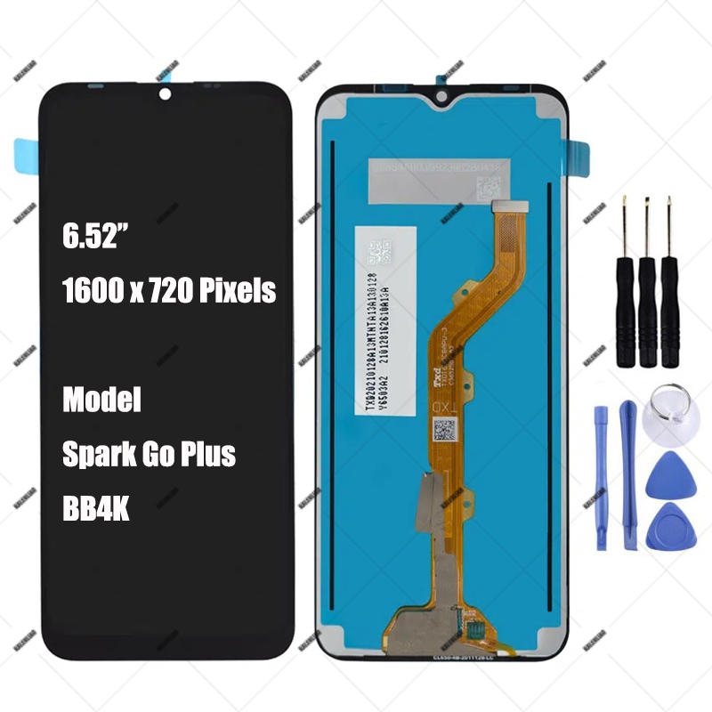 Tecno Spark Go Plus BB4K LCD Display Touch Screen Digitizer Assembly ...