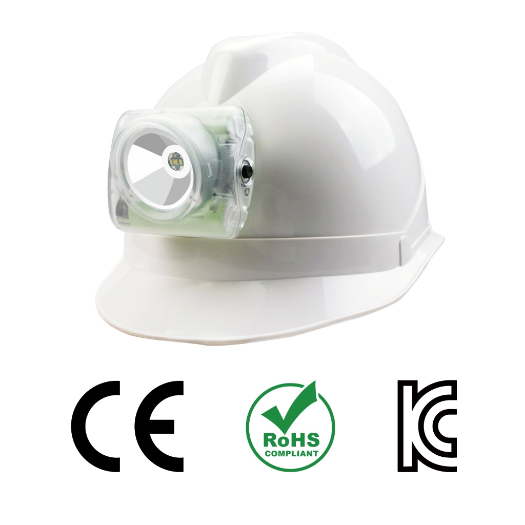 WISDOM Lamp 3A Headlamp, industrial Cordless Cap Lamp Hard Hat Mine ...