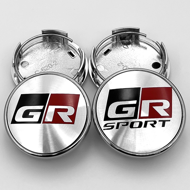 CarDIY 4pcs 57mm Toyota Wheel Cap GR Sport Rim Cap Vios Avanza Innova ...