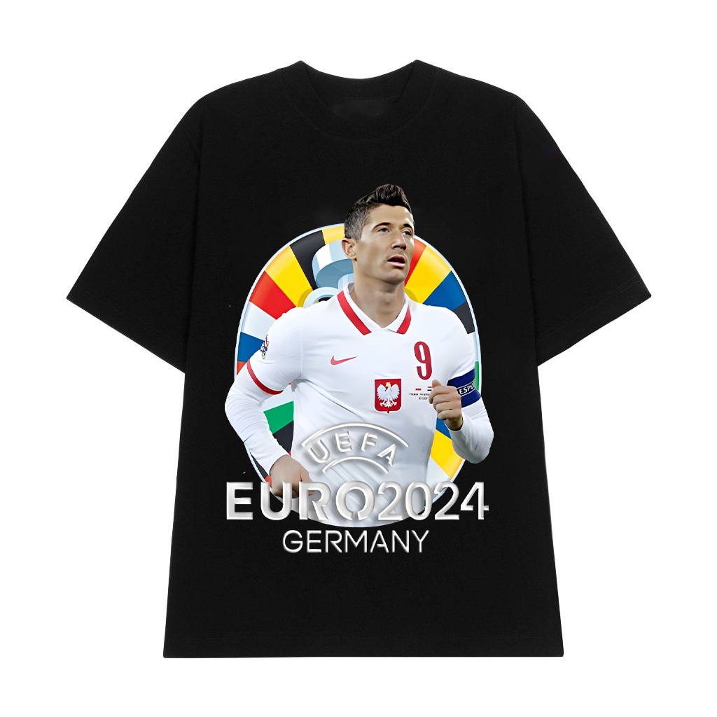 2024 UEFA European Championship Robert Lewandowski T-shirt Unisex ...
