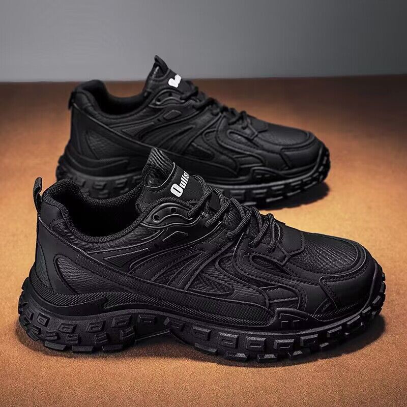 Spring Sneaker Shoes 2024 New Black Sports Casual Work Waterproof Non ...