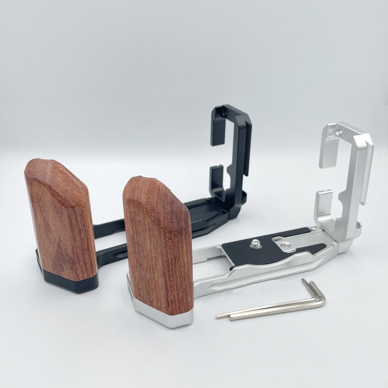 Applicable to Fuji X-T5 solid wood camera handle L-shaped quick ...